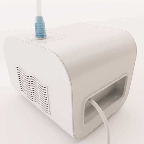 inhalation therapy hose 3d model