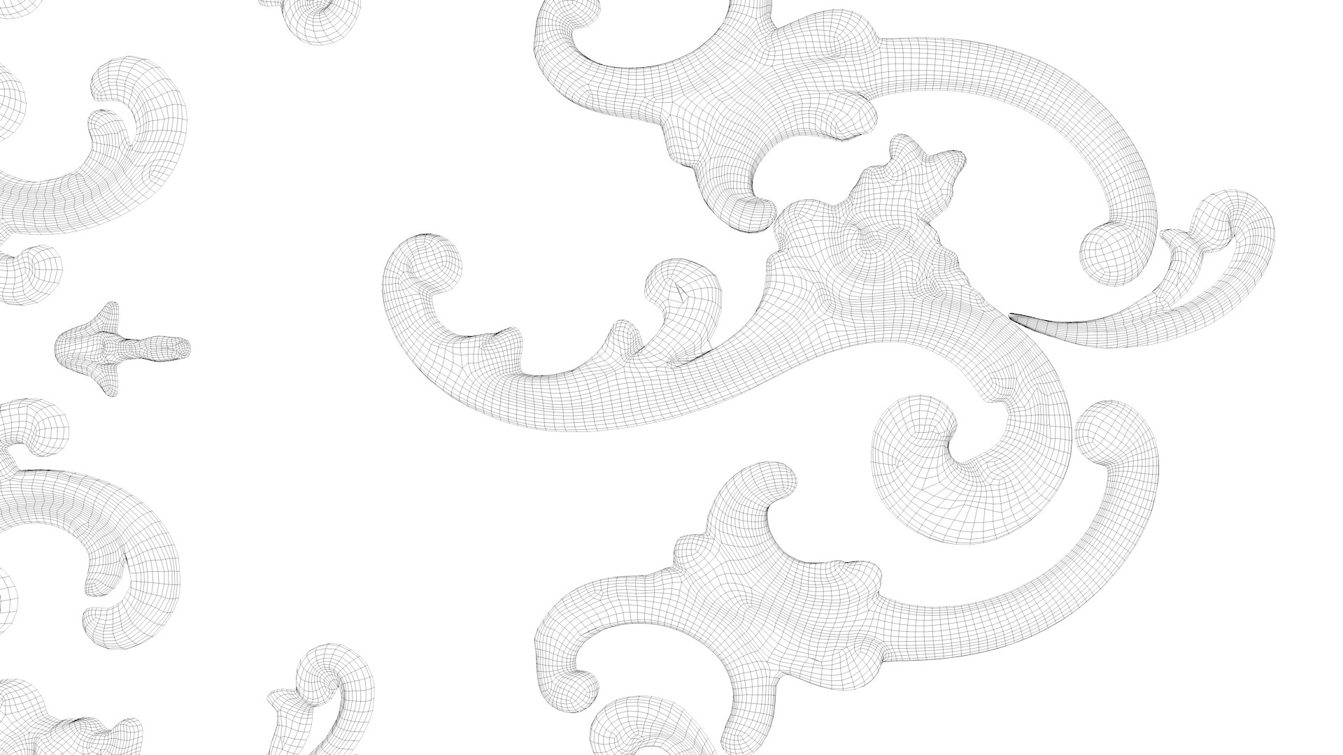 Ceiling Sockets Gypsum Plaster DR271 3D Model - TurboSquid 2109044