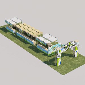 Market Stall SketchUp Models for Download | TurboSquid