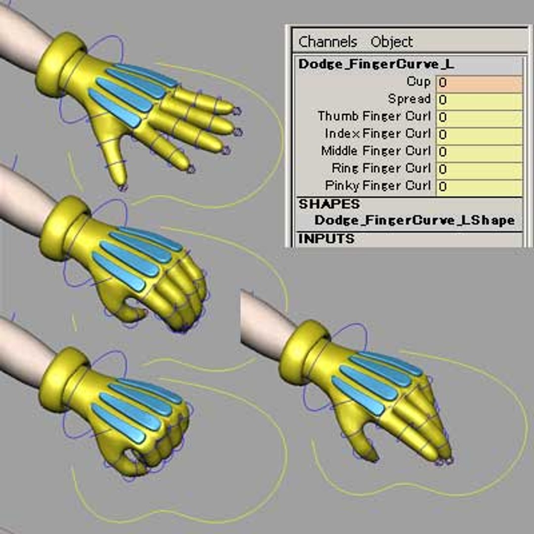 dodge character 3d model