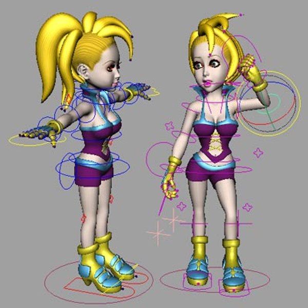 dodge character 3d model