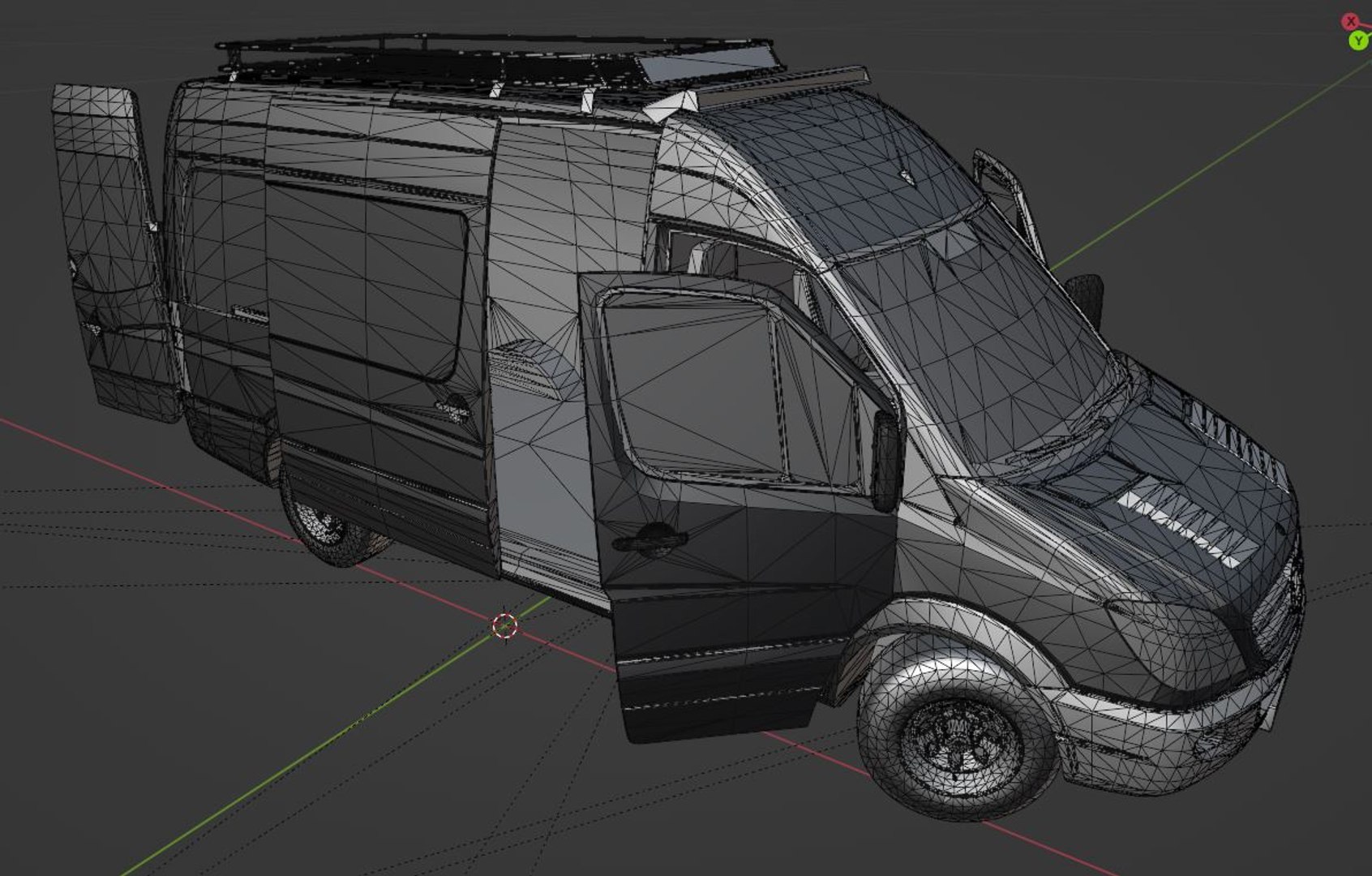 3D Mercedes Benz Sprinter - TurboSquid 2168778
