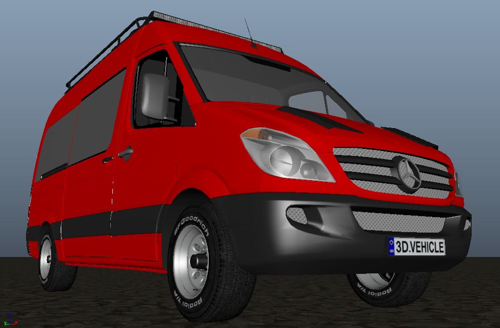 3D Mercedes Benz Sprinter - TurboSquid 2168778