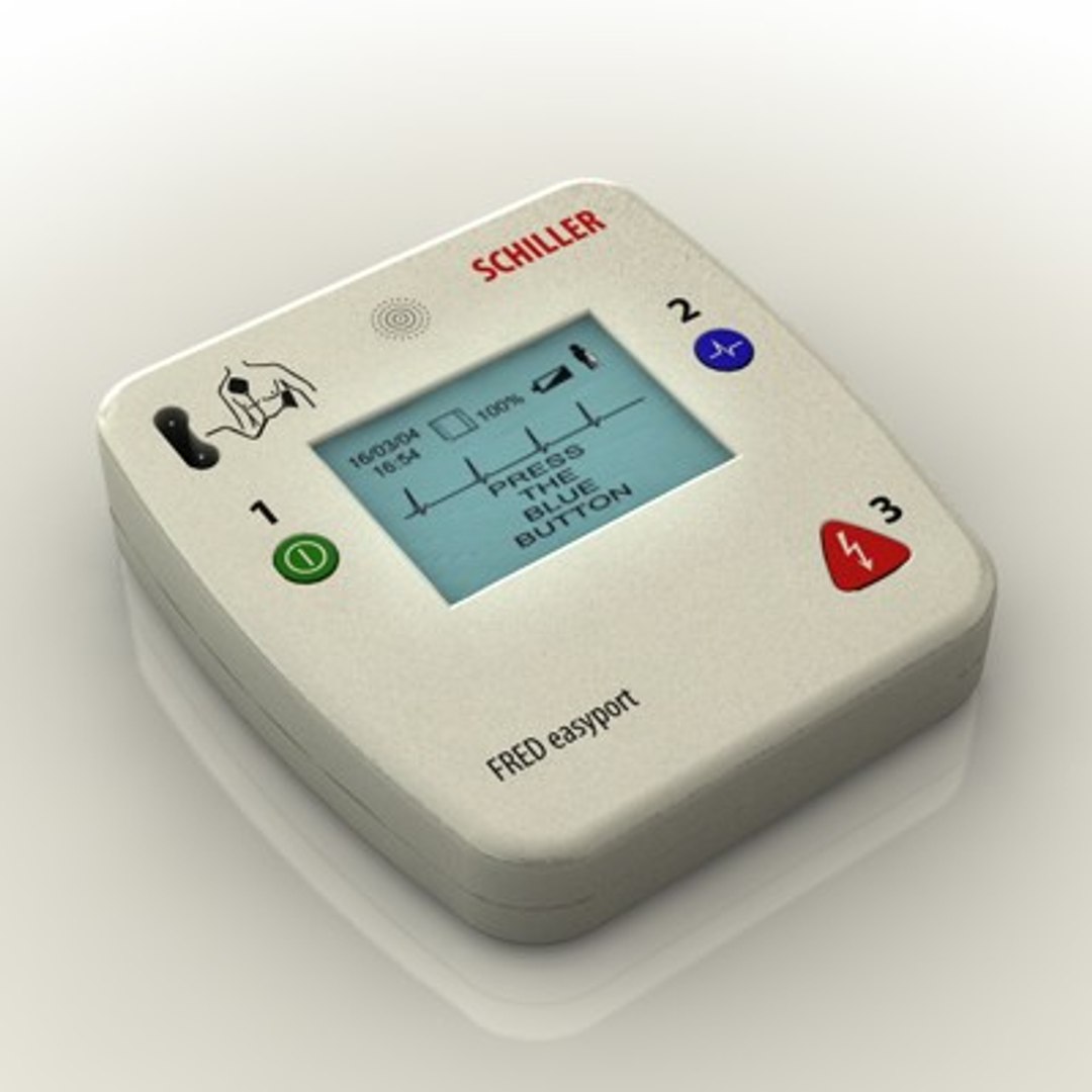 3d portable defibrillator