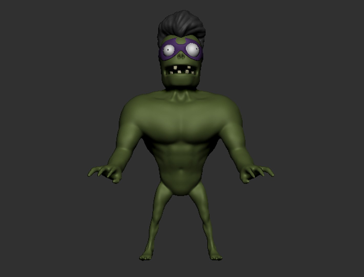 Zombie - Polys Zbrush 3D Model - TurboSquid 1257731