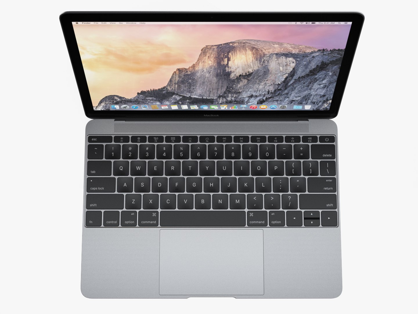 New Macbook 12-inch 2015 3d Model