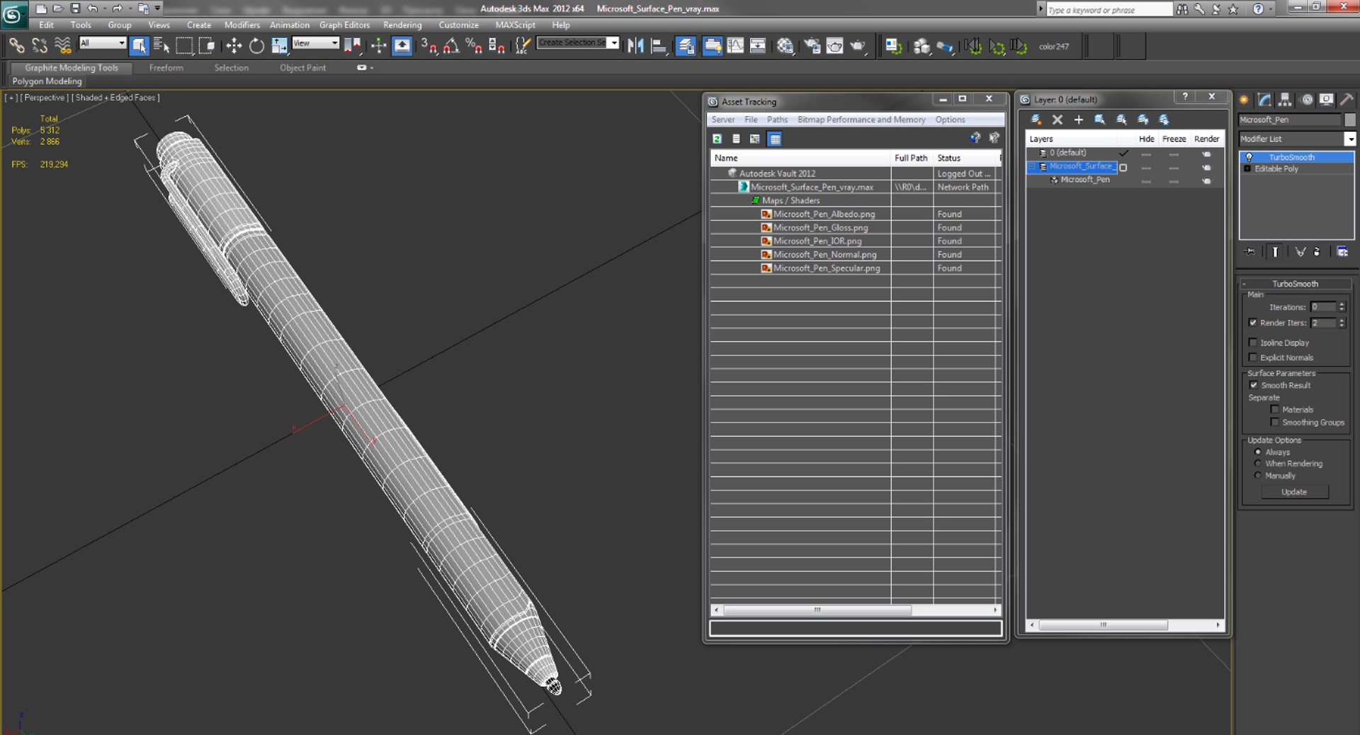 Microsoft Surface Pen 3D Model - TurboSquid 1242856