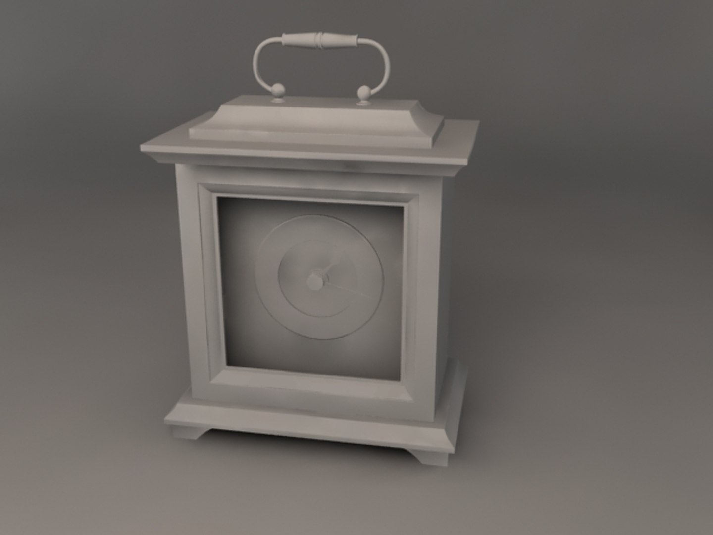 3d Old Clock