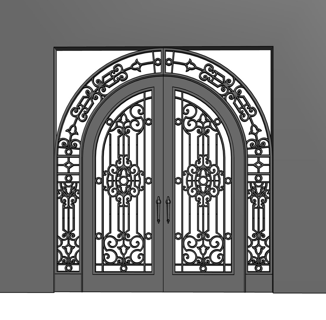 3D classical gate model - TurboSquid 1606435