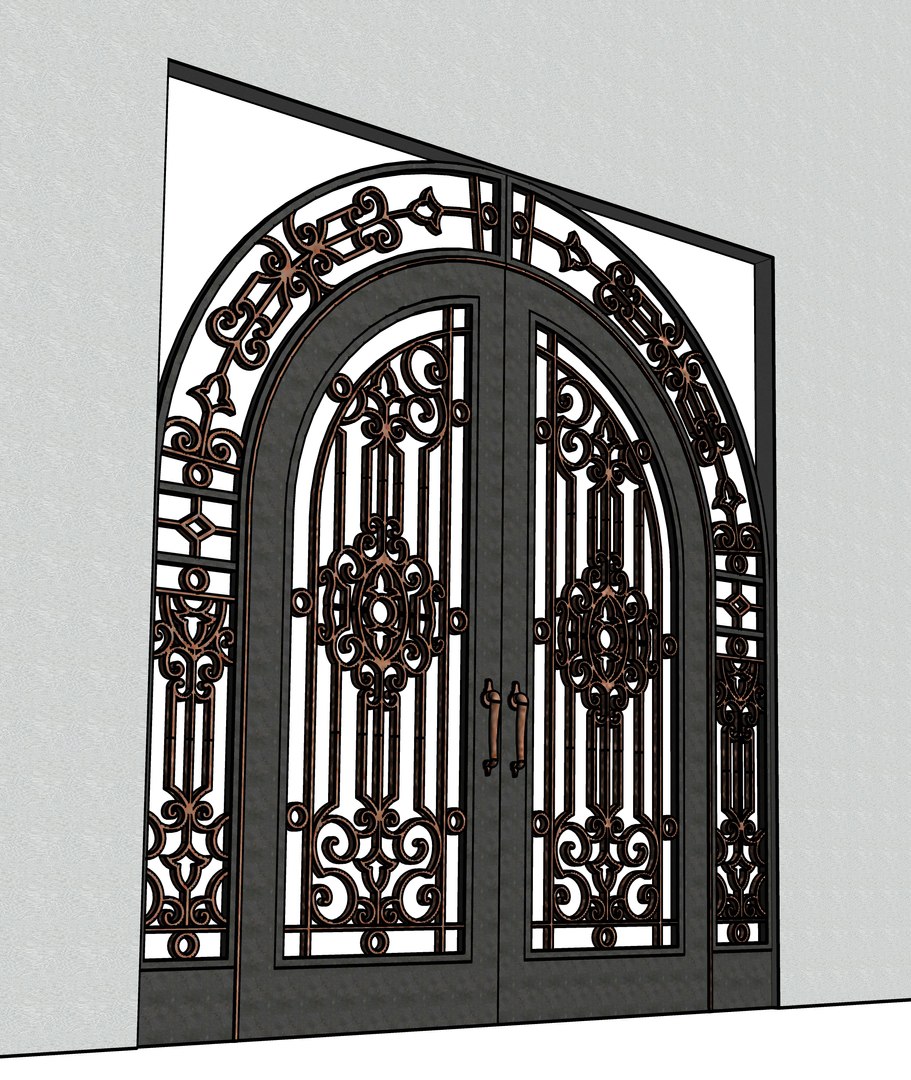 3D classical gate model - TurboSquid 1606435