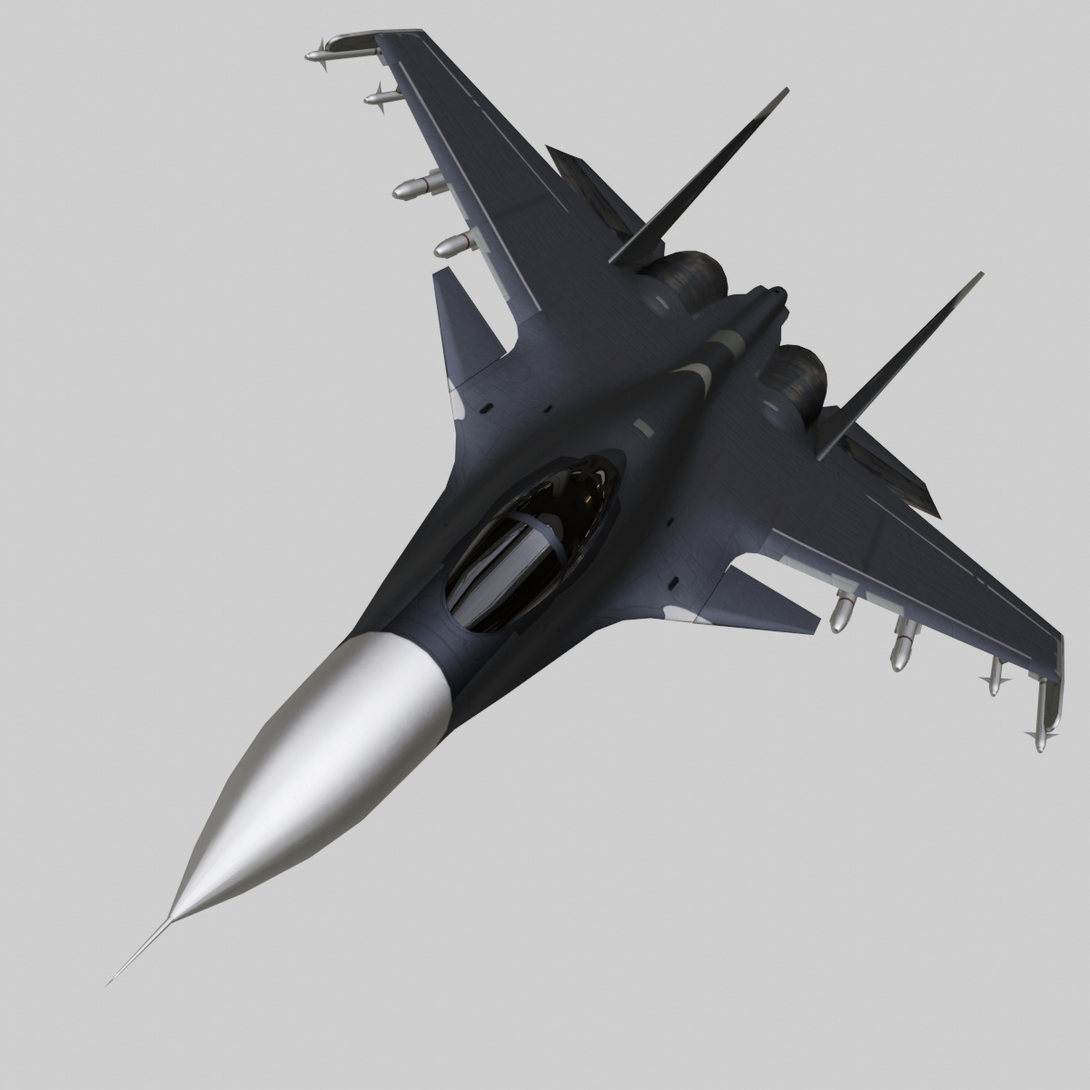 Sukhoi su-30 3D model - TurboSquid 1705973