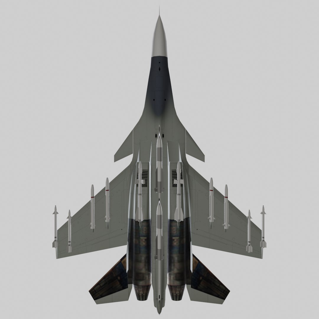 Sukhoi Su-30 3D Model - TurboSquid 1705973