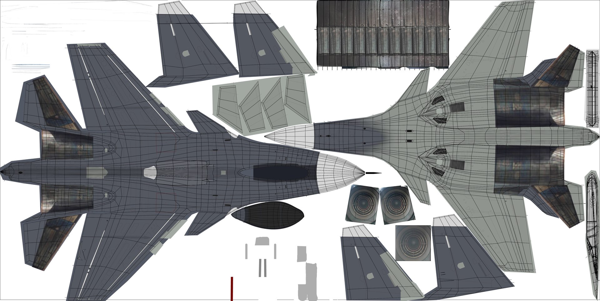 Sukhoi su-30 3D model - TurboSquid 1705973