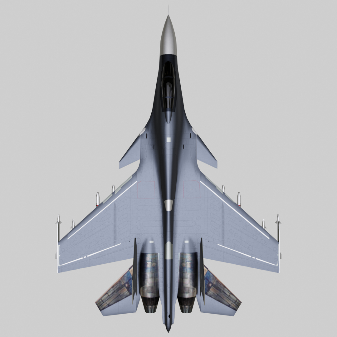 Sukhoi su-30 3D model - TurboSquid 1705973