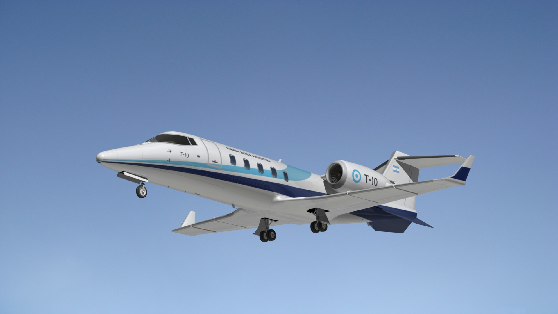 3D Model Bombardier Learjet 60 Faa - TurboSquid 1665888