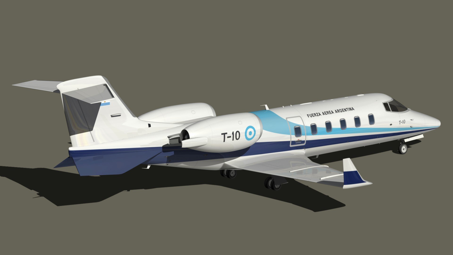 3D Model Bombardier Learjet 60 Faa - TurboSquid 1665888