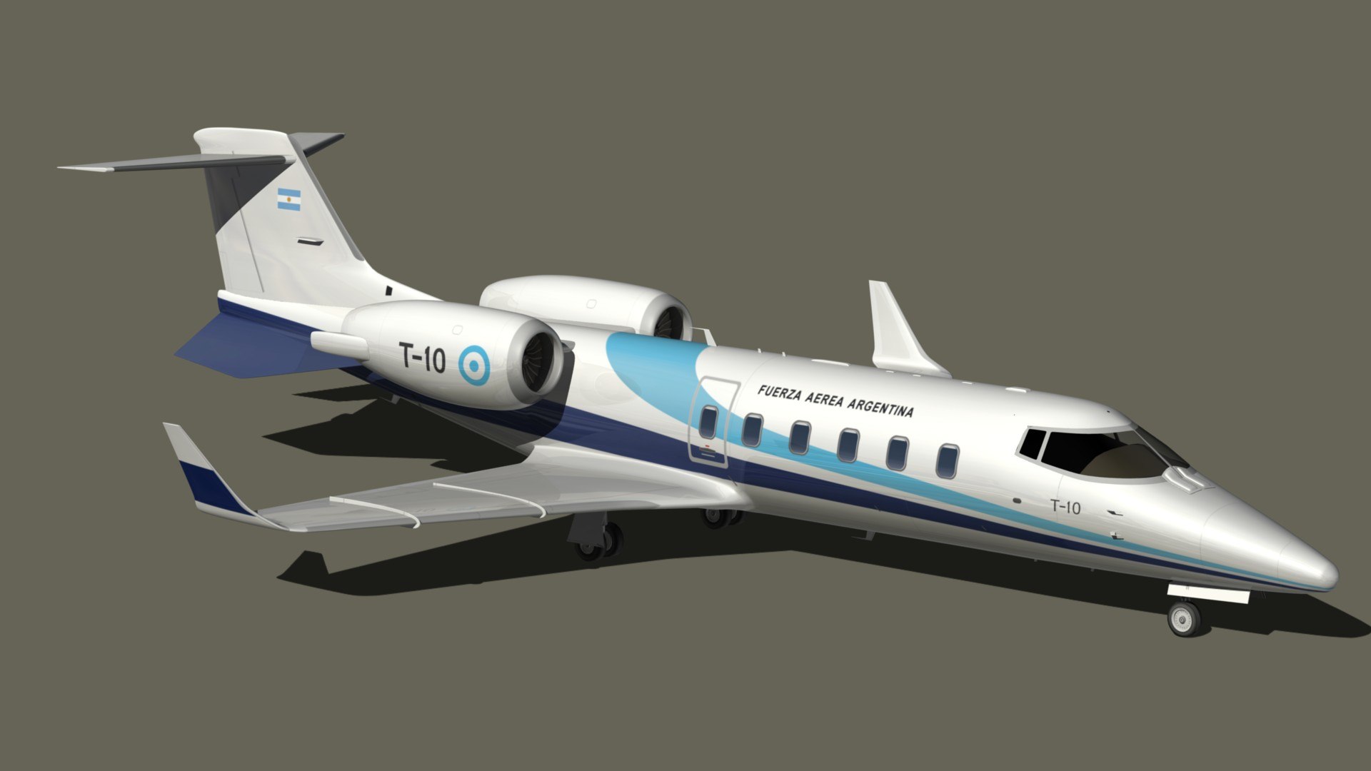 3D Model Bombardier Learjet 60 Faa - TurboSquid 1665888