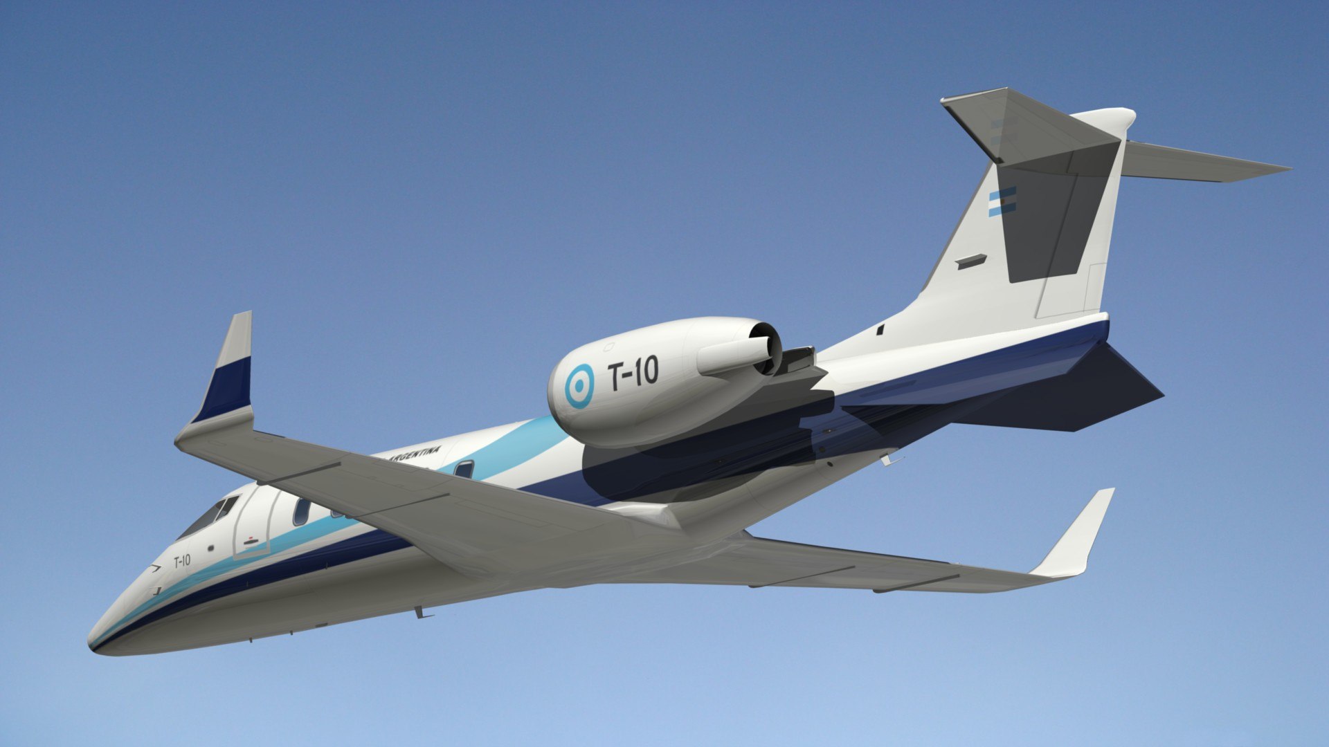 3D Model Bombardier Learjet 60 Faa - TurboSquid 1665888