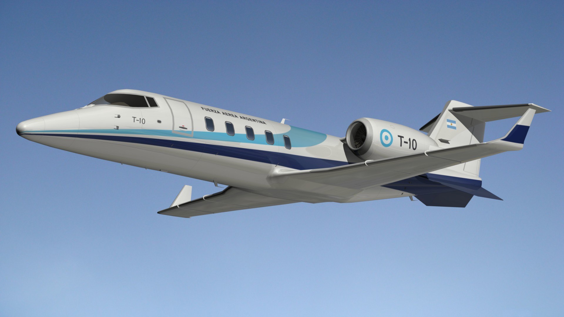 3D Model Bombardier Learjet 60 Faa - TurboSquid 1665888