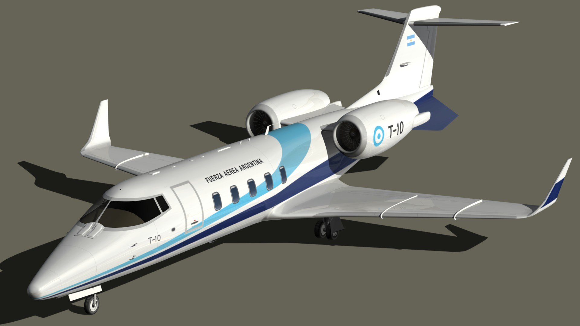 3D Model Bombardier Learjet 60 Faa - TurboSquid 1665888