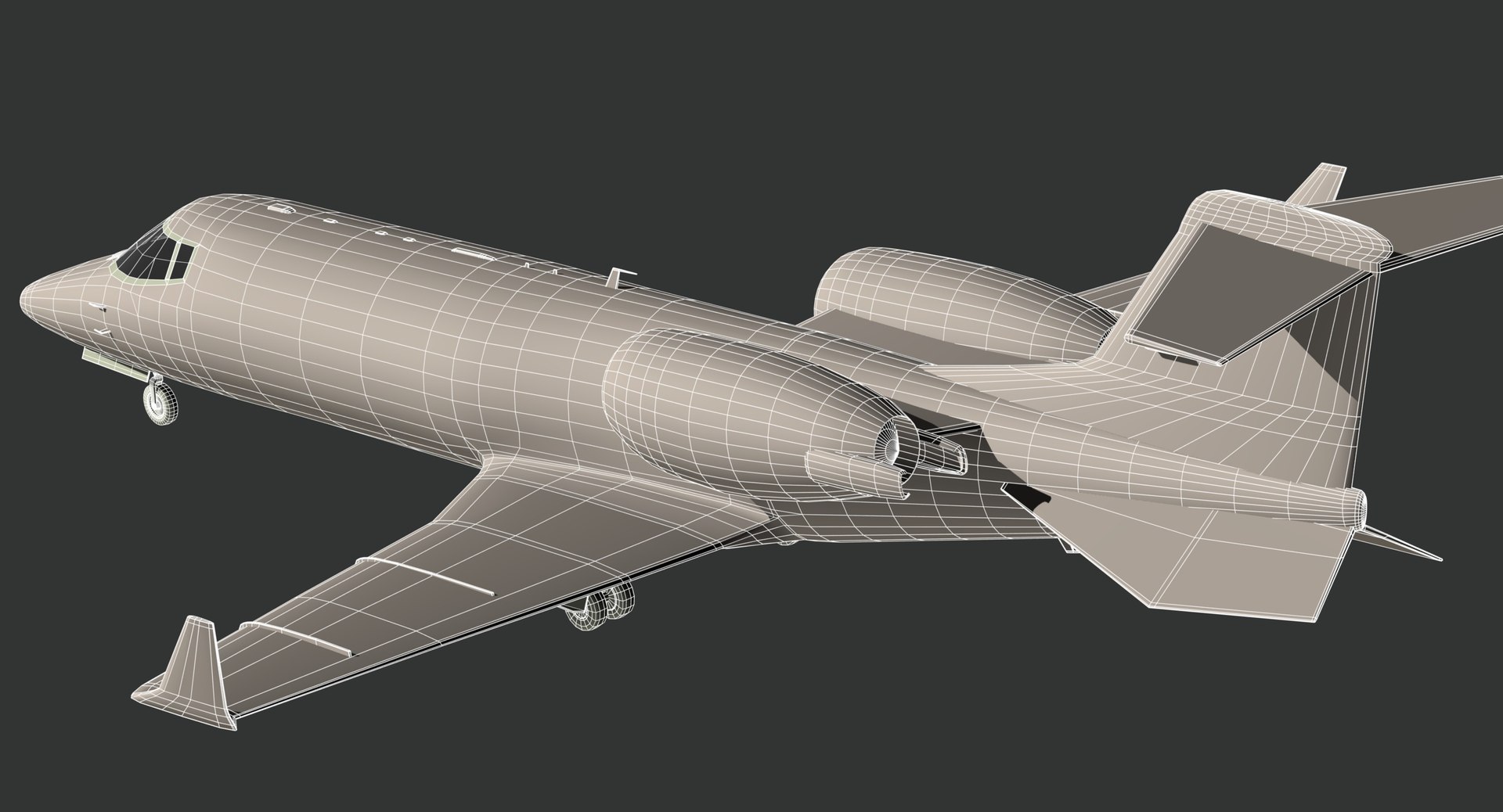 3D Model Bombardier Learjet 60 Faa - TurboSquid 1665888