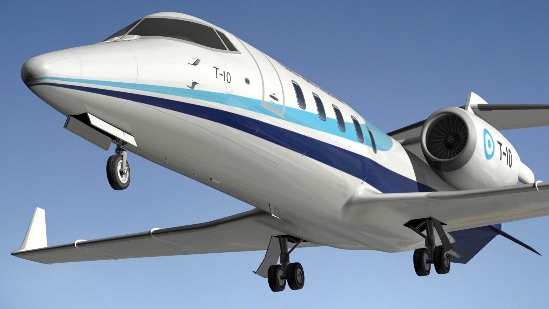 3D Model Bombardier Learjet 60 Faa - TurboSquid 1665888
