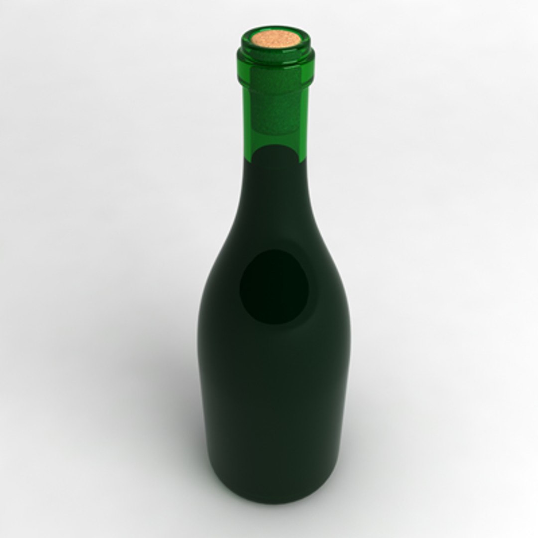 3ds max bottle wine