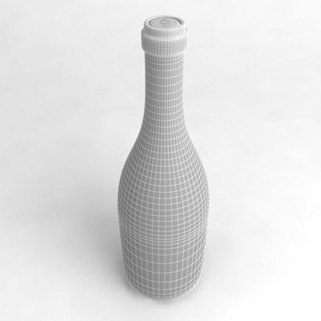 3ds max bottle wine