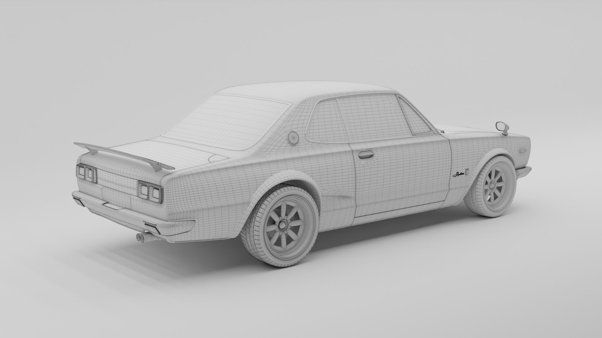 Nissan-skyline-1968 3D - TurboSquid 1812523