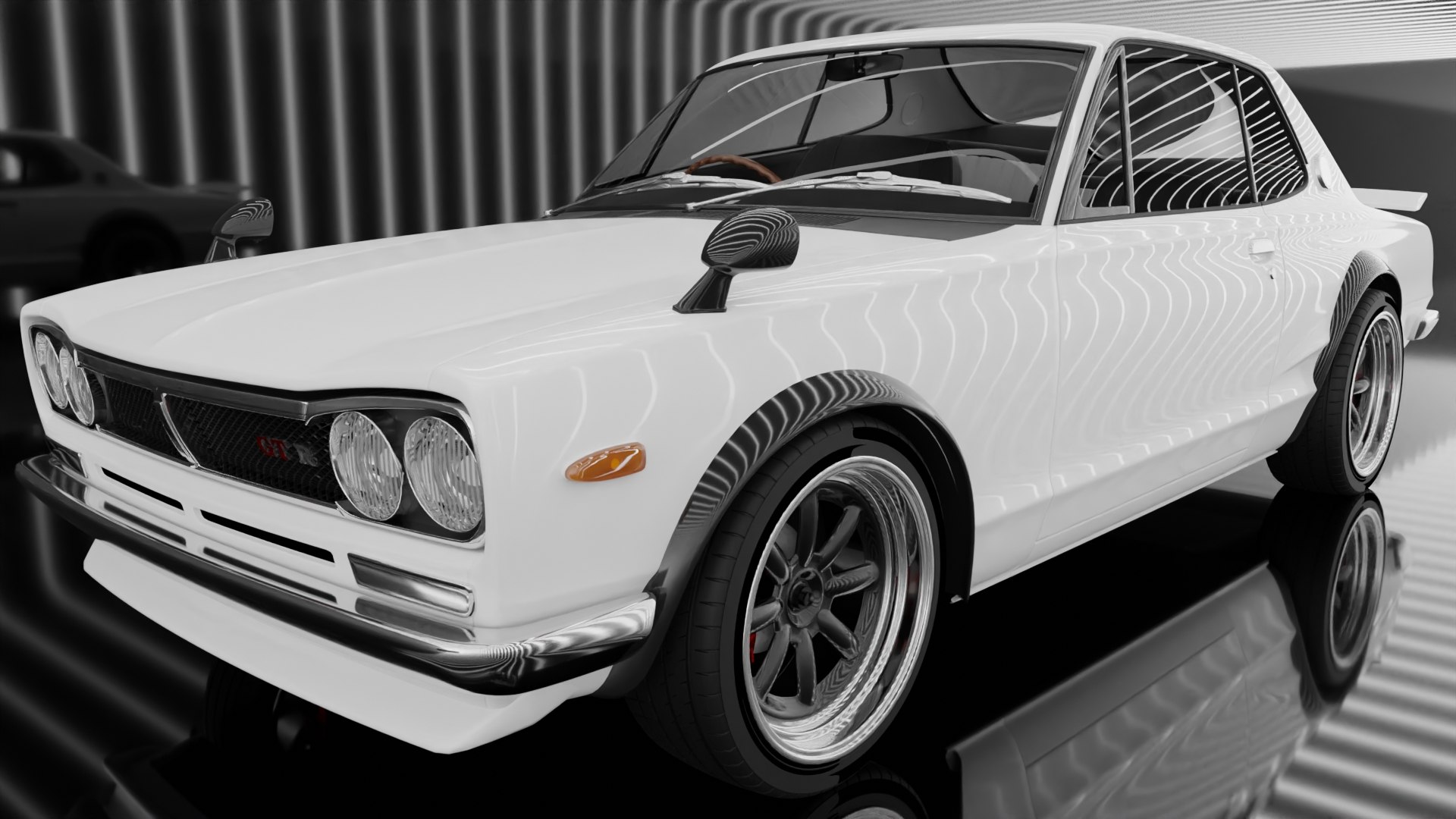 Nissan-skyline-1968 3D - TurboSquid 1812523