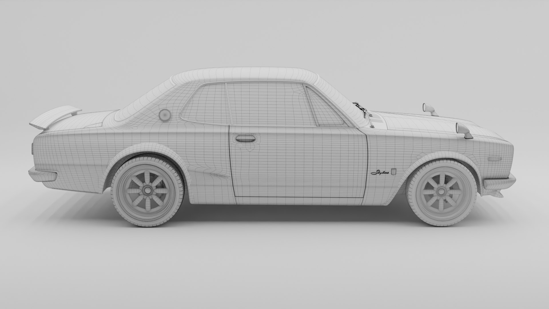 Nissan-skyline-1968 3D - TurboSquid 1812523