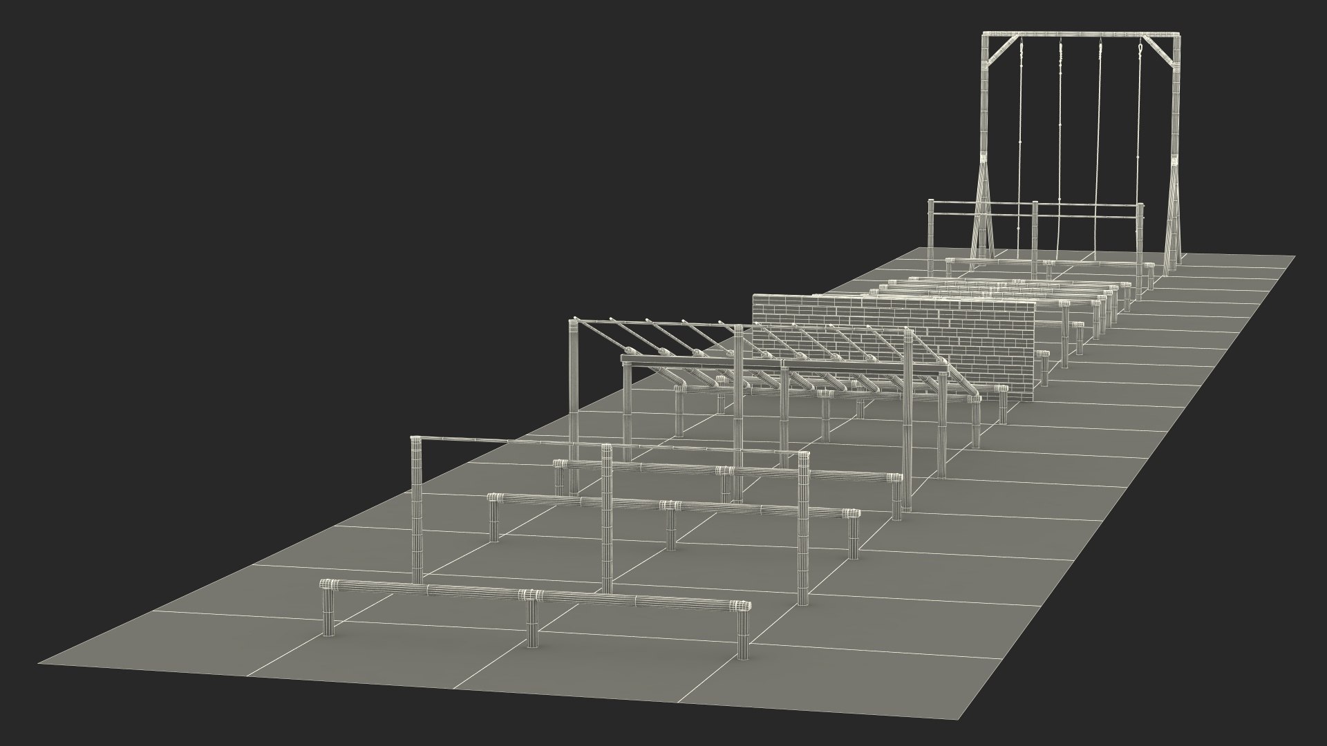 Military Obstacle Course Old Fur 3D - TurboSquid 2234703