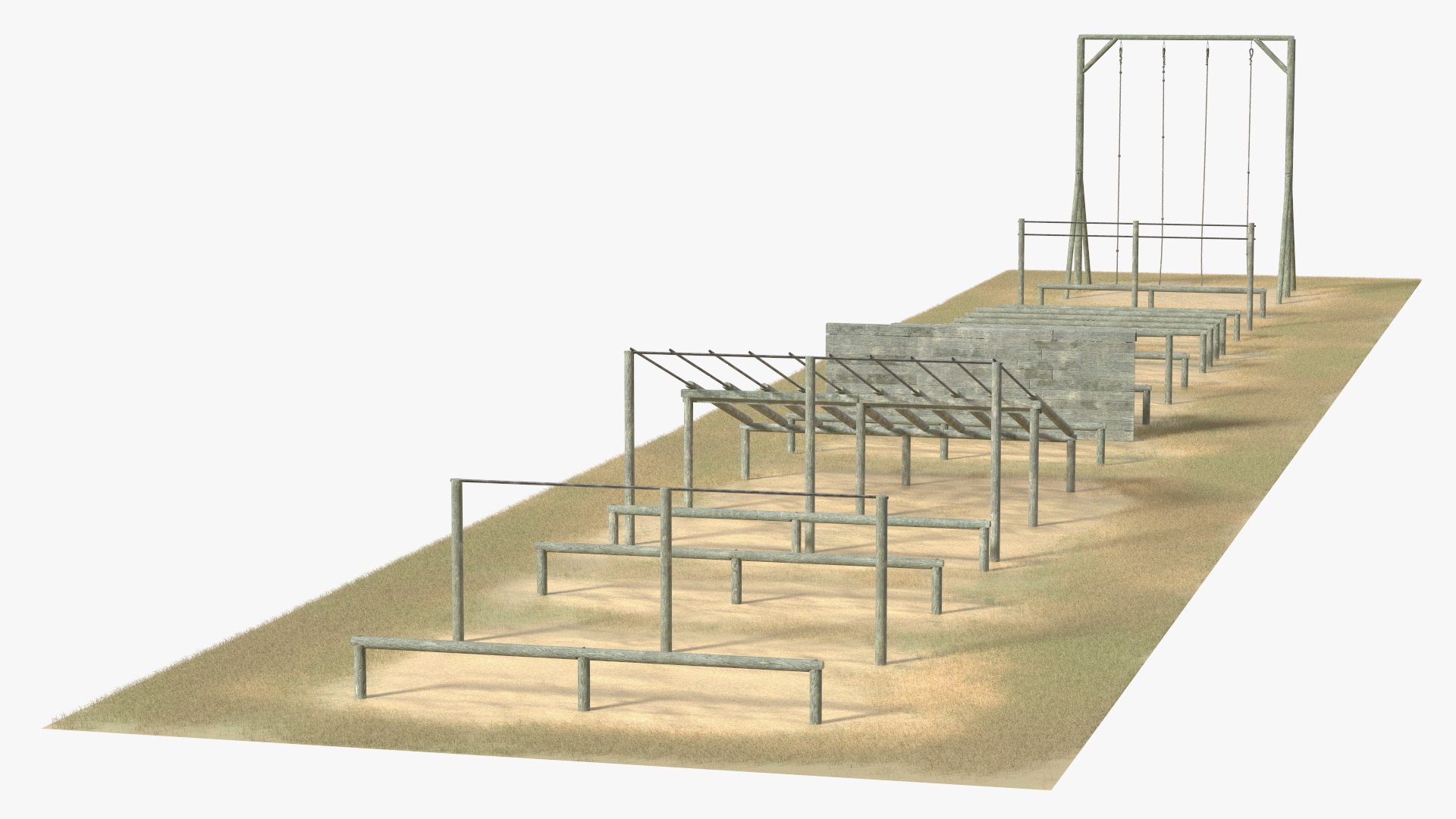 Military Obstacle Course Old Fur 3D - TurboSquid 2234703