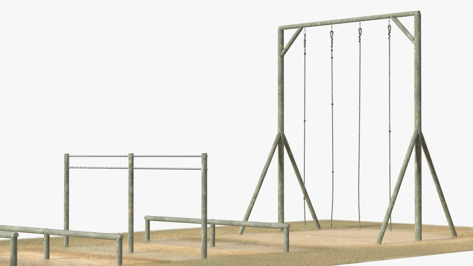 Military Obstacle Course Old Fur 3D - TurboSquid 2234703