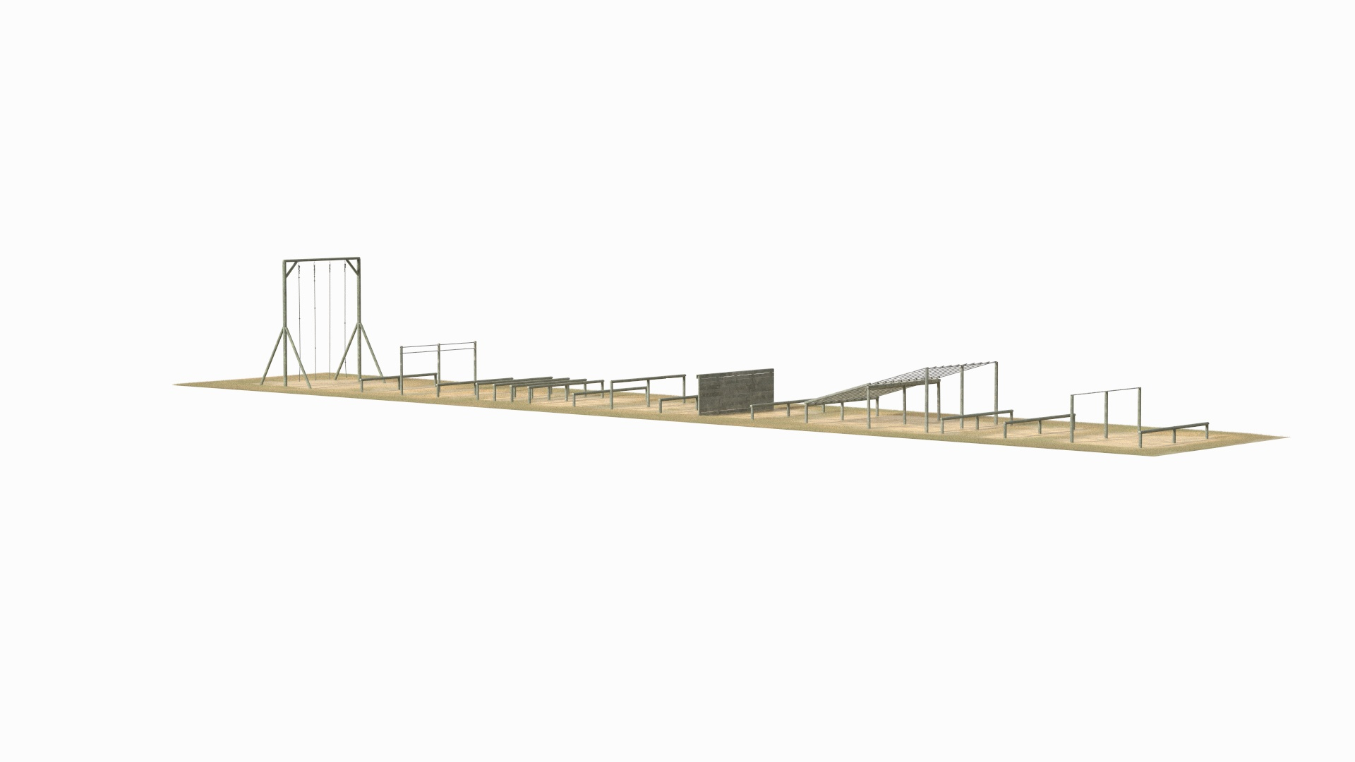 Military Obstacle Course Old Fur 3D - TurboSquid 2234703