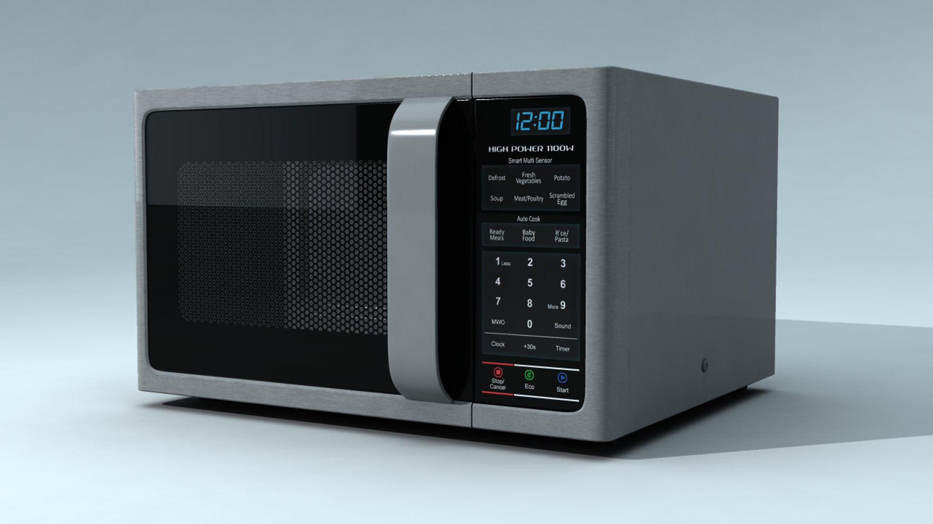 microwave oven 3d model