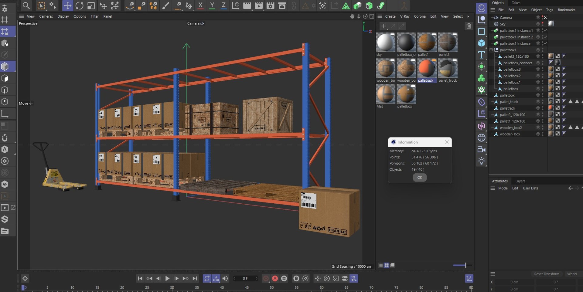 Pallet Jack And Racking 3D Model - TurboSquid 2426206