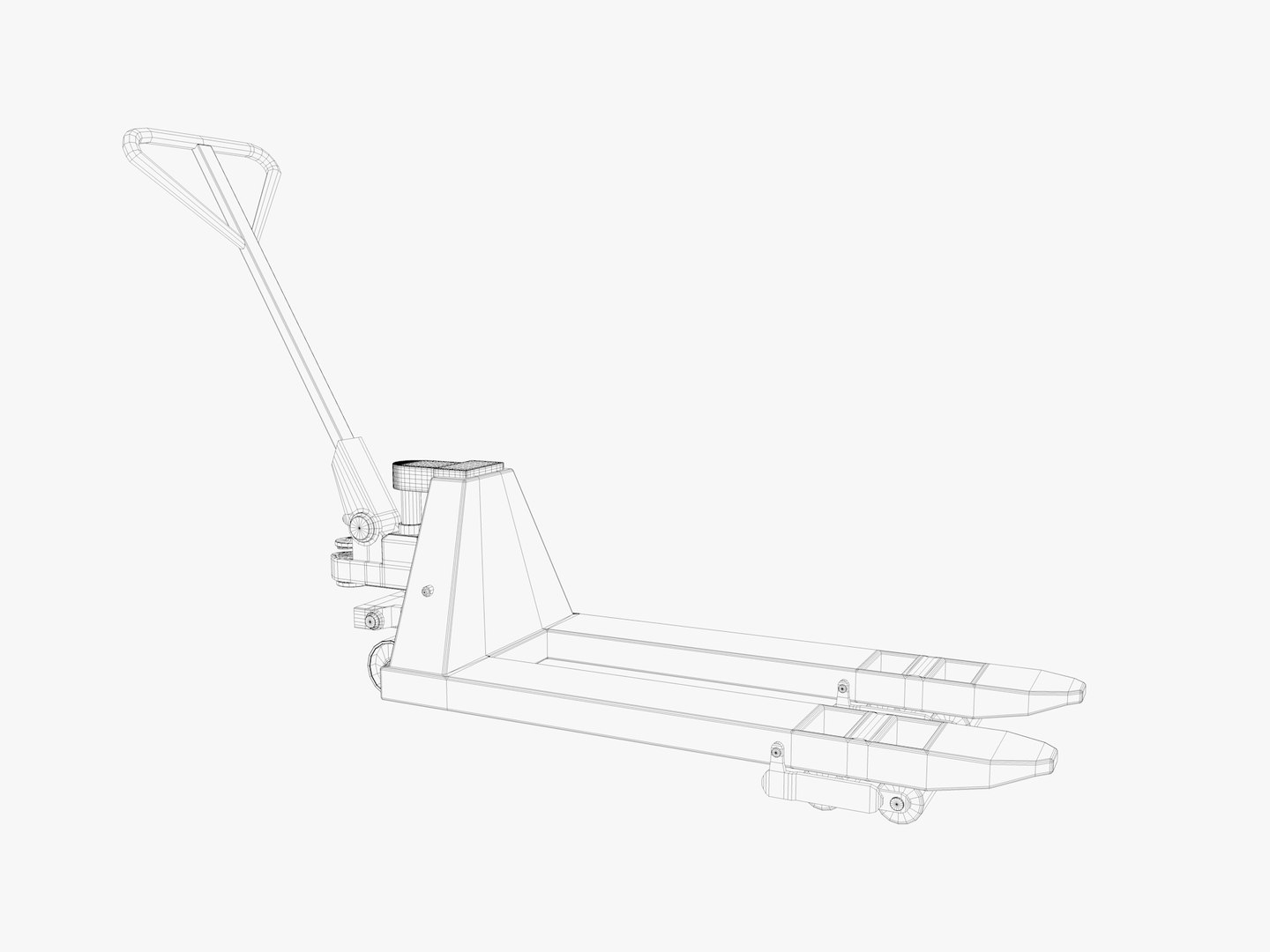 Pallet Jack And Racking 3D Model - TurboSquid 2426206