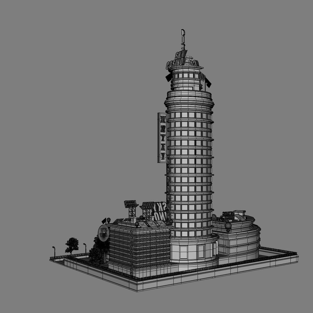 Building Skyscraper Cartoon Ma