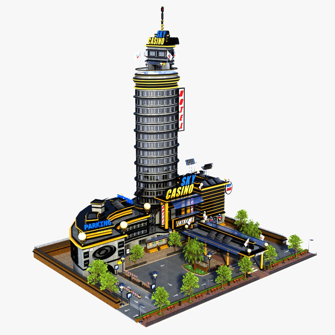 Building Skyscraper Cartoon Ma