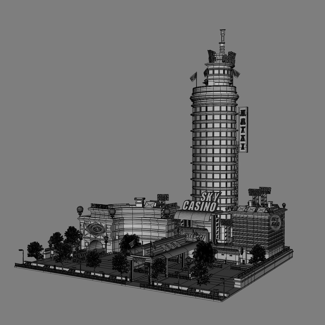 Building Skyscraper Cartoon Ma