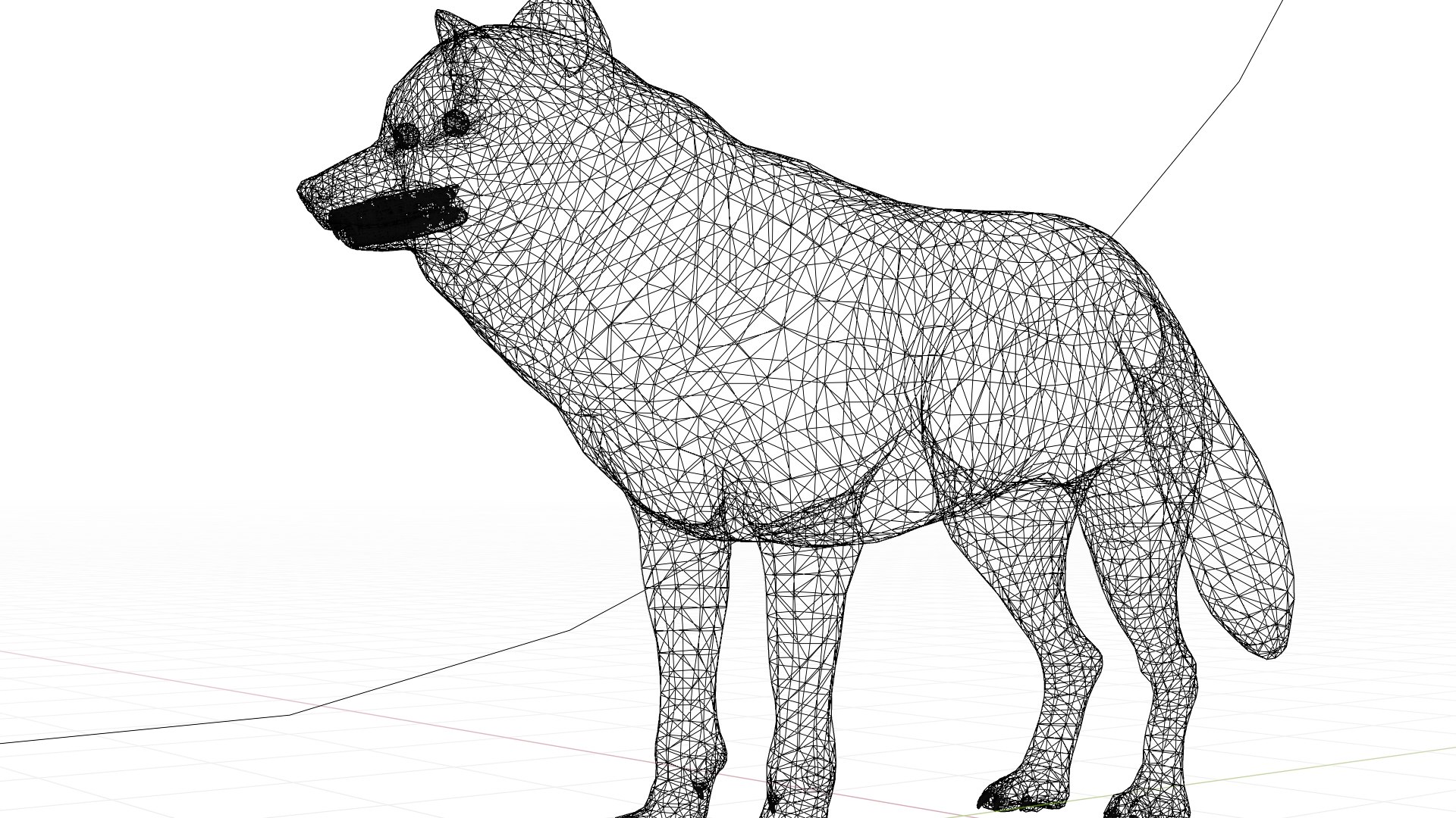 White Wolf 3D Model - TurboSquid 1781387