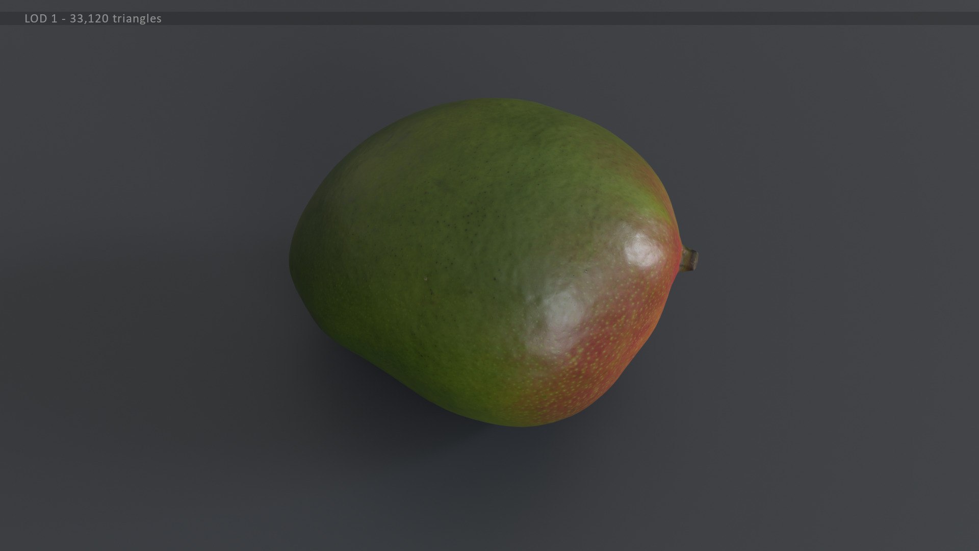 3D Food Fruit Mango - TurboSquid 1690386