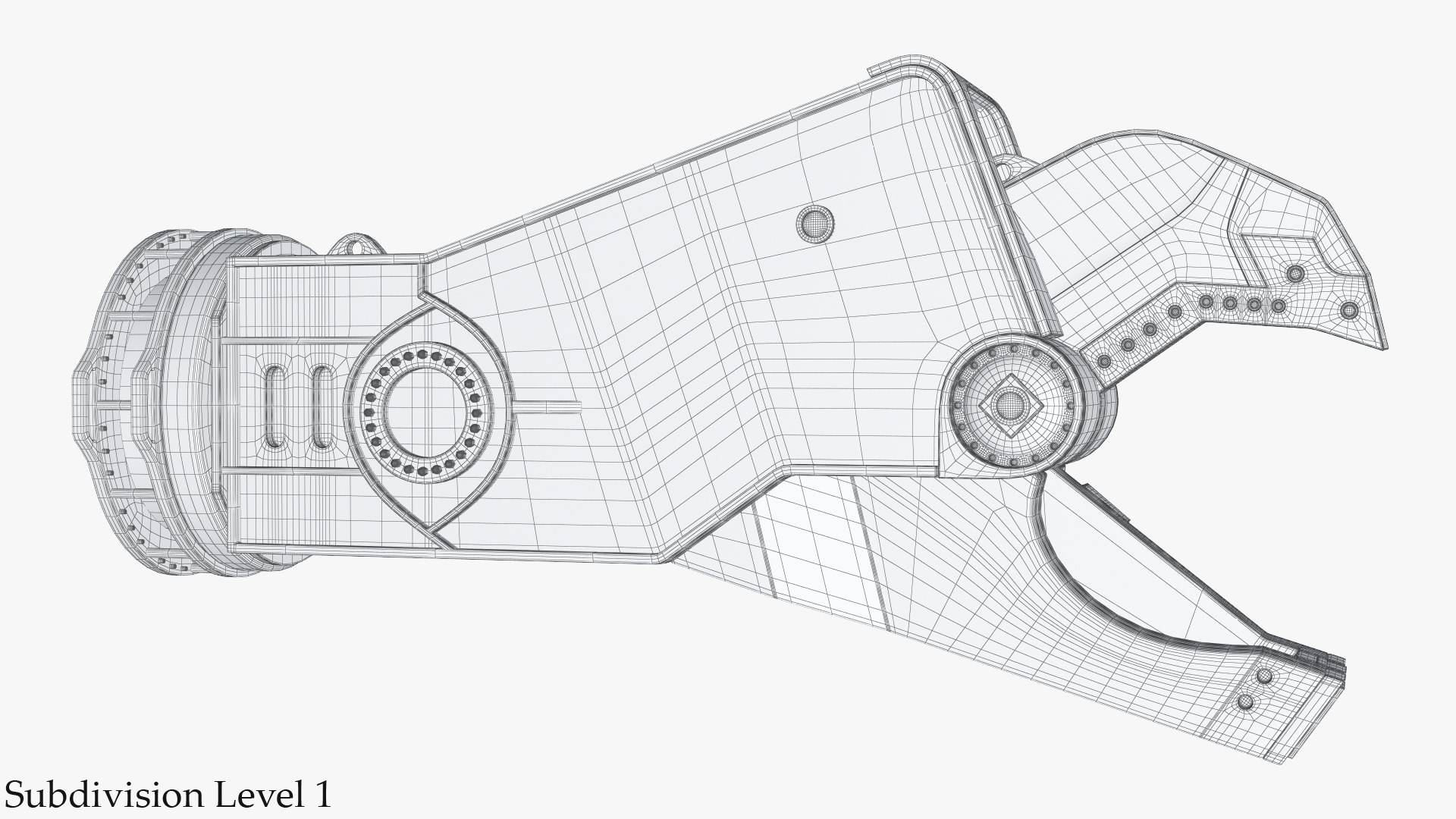 3d mobile scrap demolition shears