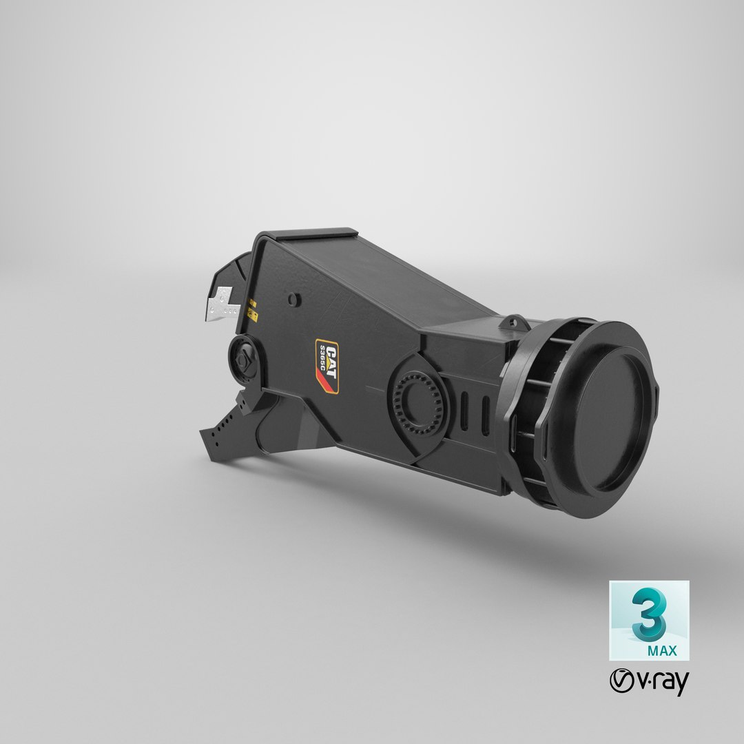 3d mobile scrap demolition shears