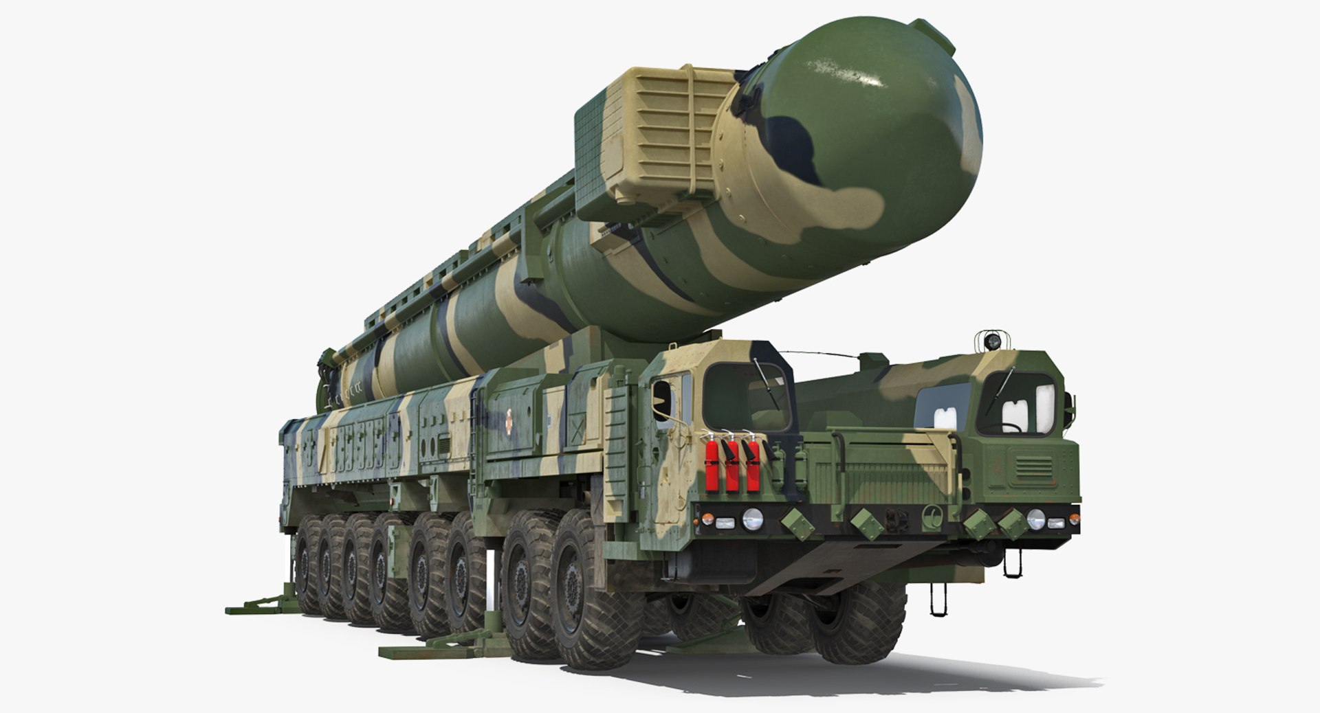 Transporter Erector Launcher Rt-2pm Model - TurboSquid 1236285