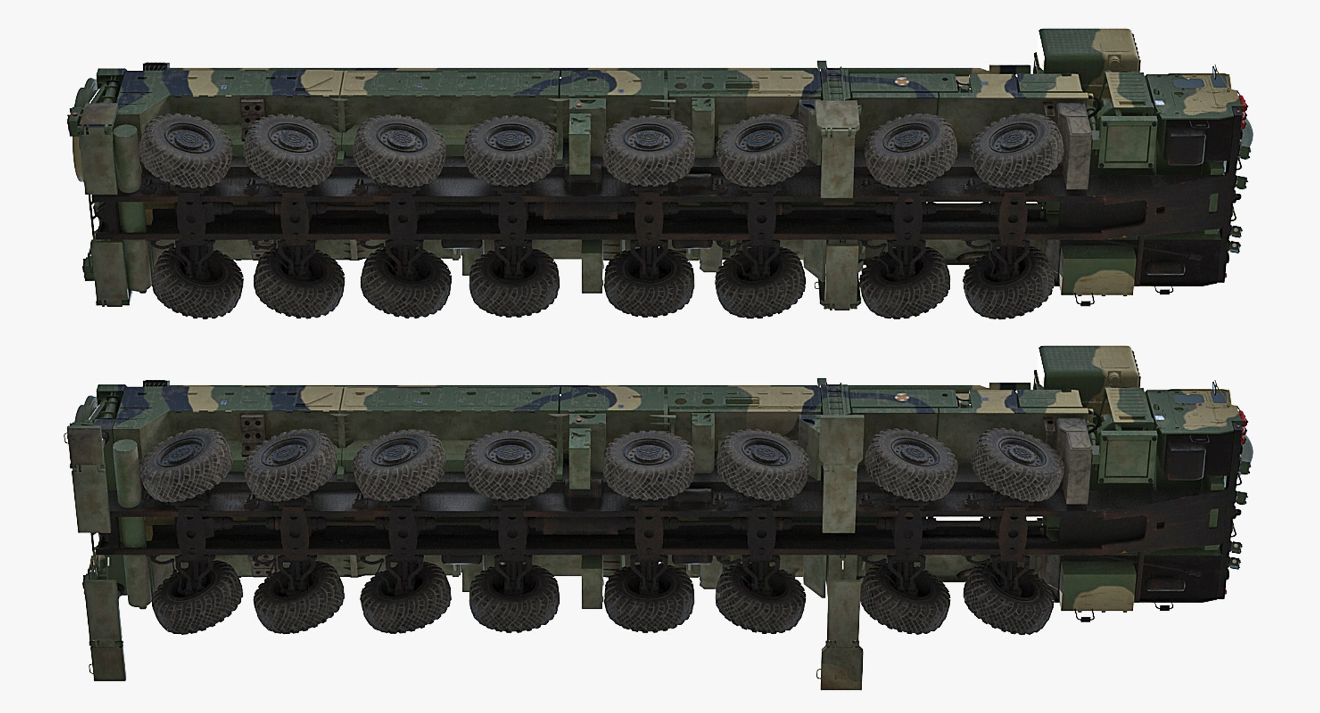 Transporter erector launcher rt-2pm model - TurboSquid 1236285