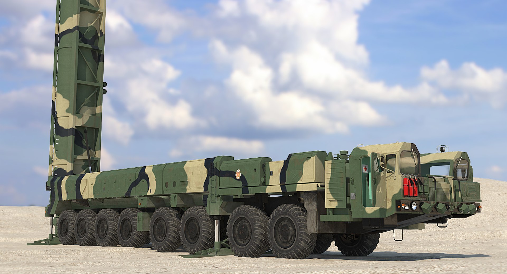 Transporter Erector Launcher Rt-2pm Model - TurboSquid 1236285