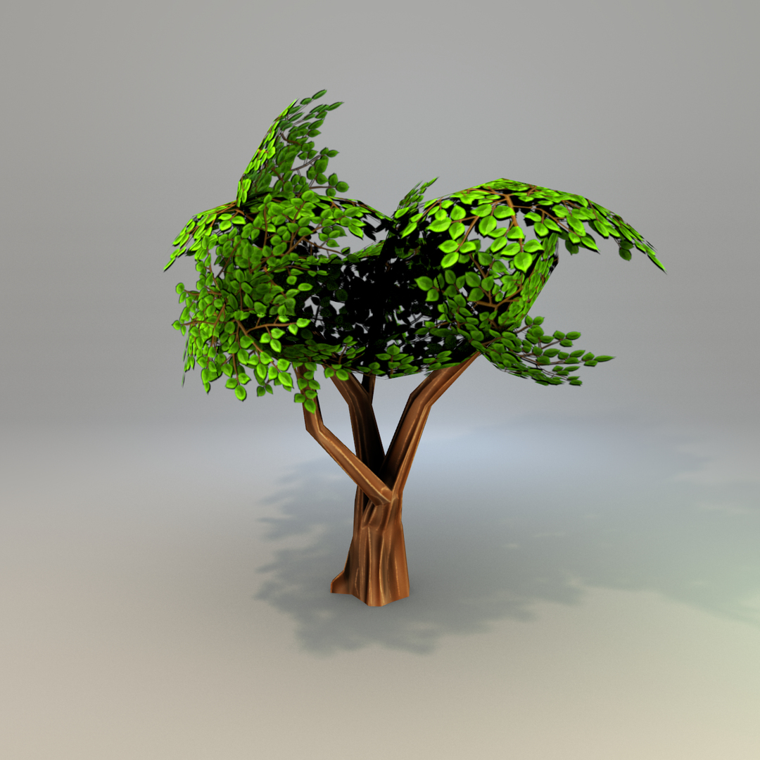 props tree 3d obj