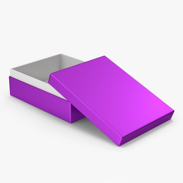 modelo 3d Open Box Purple - TurboSquid 2078451